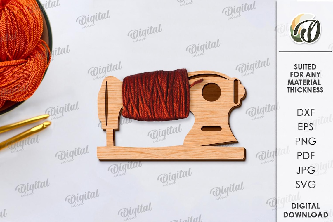 Floss Bobbins Bundle, Embroidery Thread Keeper Laser Cut, Wooden Thread ...
