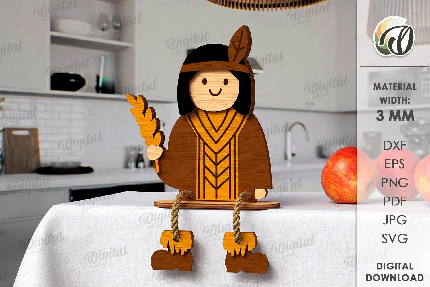 3D Thanksgiving Shelf Sitters Bundle, Fall Decor Laser Cut, Autumn ...