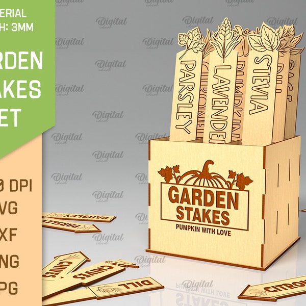 Garden Labels Svg - Etsy