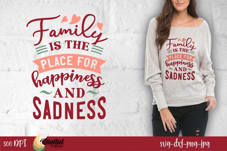 Family SVG Bundle, Family Quotes and Sayings, Cute Family Designs ...