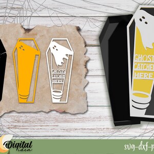 3D Halloween Coffin Favor Boxes, Spooky Papercut Candy Boxes SVG ...