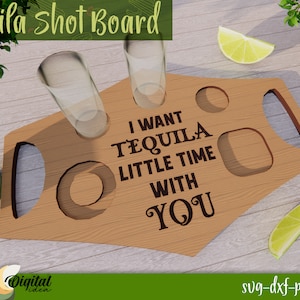 Tequila Shot Boards Bundle, 3D Tequila Trays Lasercut, Tequila Flight ...