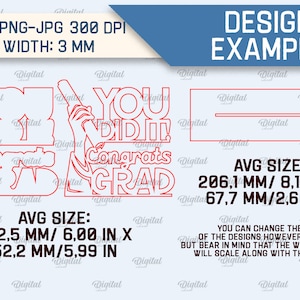 3D Graduation Stands Bundle, Free Standing Decor Laser Cut, Graduation ...