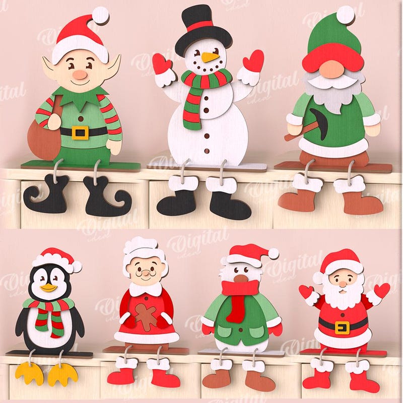 Mrs Claus 3d Print - Etsy