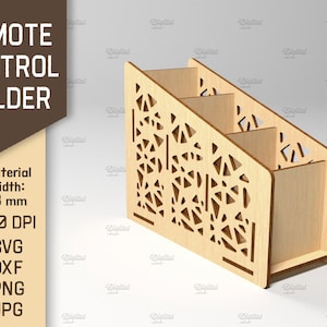 Remote Control Holders Bundle, 3D Storage Box, Remote Storage, Phone ...