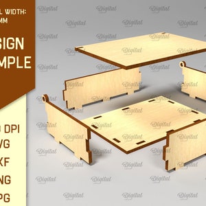 3D Playing Card Boxes Bundle, 3D Laser Cut, Wooden Playing Cards Holder ...