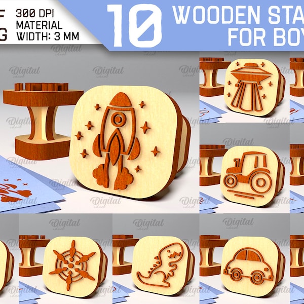 Wooden Handle Stamp - Etsy