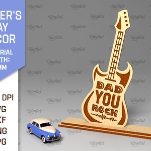 3D Father's Day Decors Bundle, Dad Stand Svg, 3D Laser Cut Home Decor ...