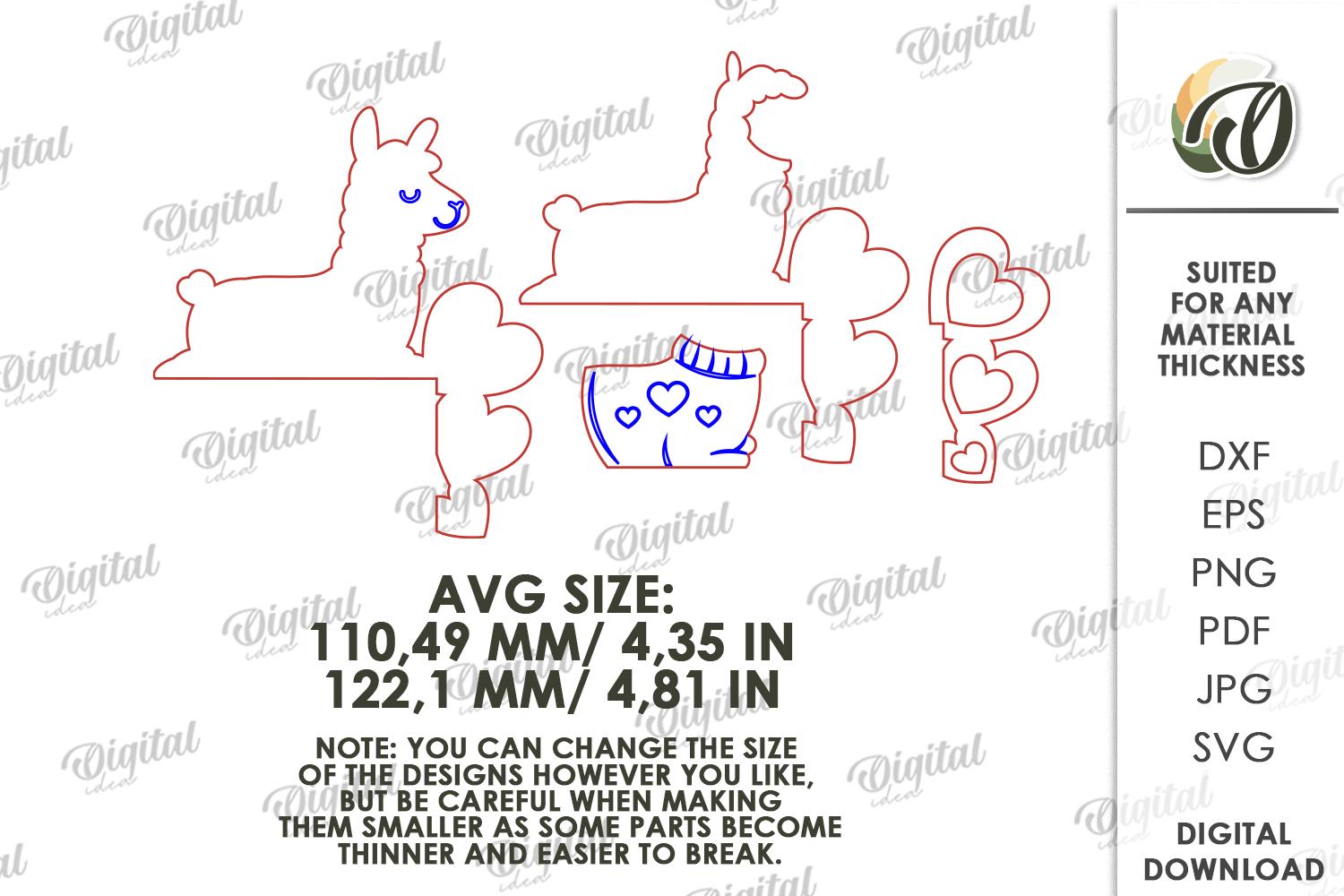3D Valentine's Day Door Corners Bundle, Trim Corner Laser Cut Files ...