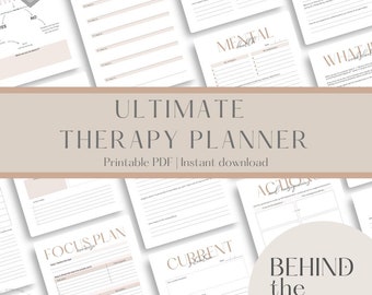 Mental Health Planner Therapy Journal Therapy Journal Worksheets Self ...
