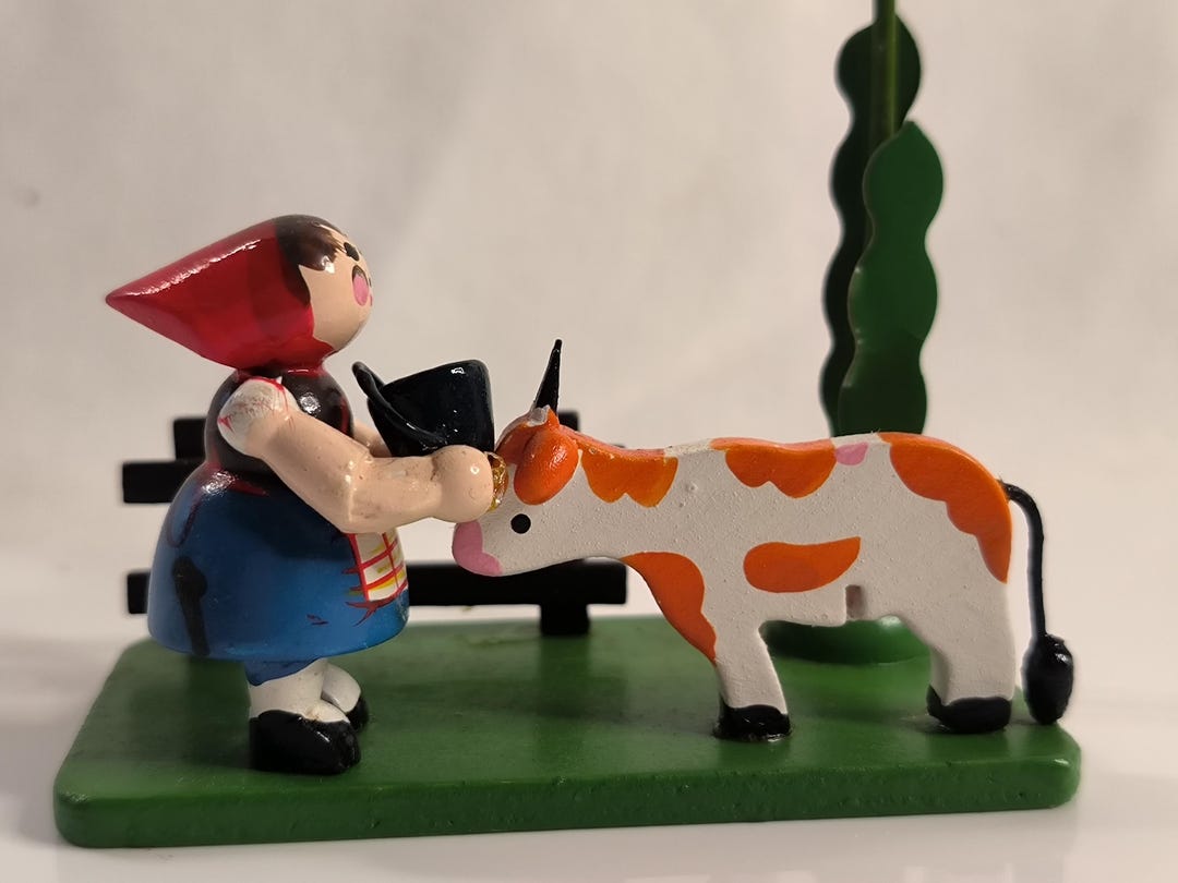 Otto Mertens "girl Feeding a Calf" Spring Children Buttercup Feeding ...