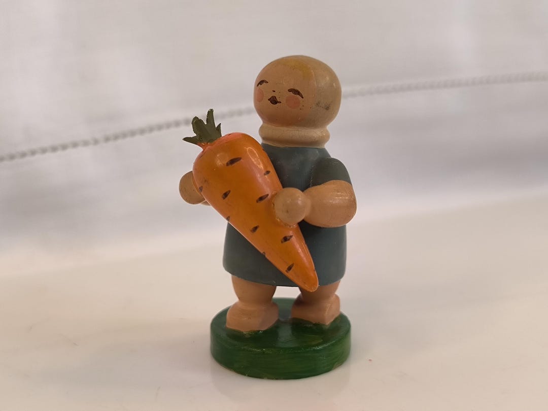 Wendt and Kühn Child "girl With Carrot" Carrot Old 1960 Erzgebirge ...