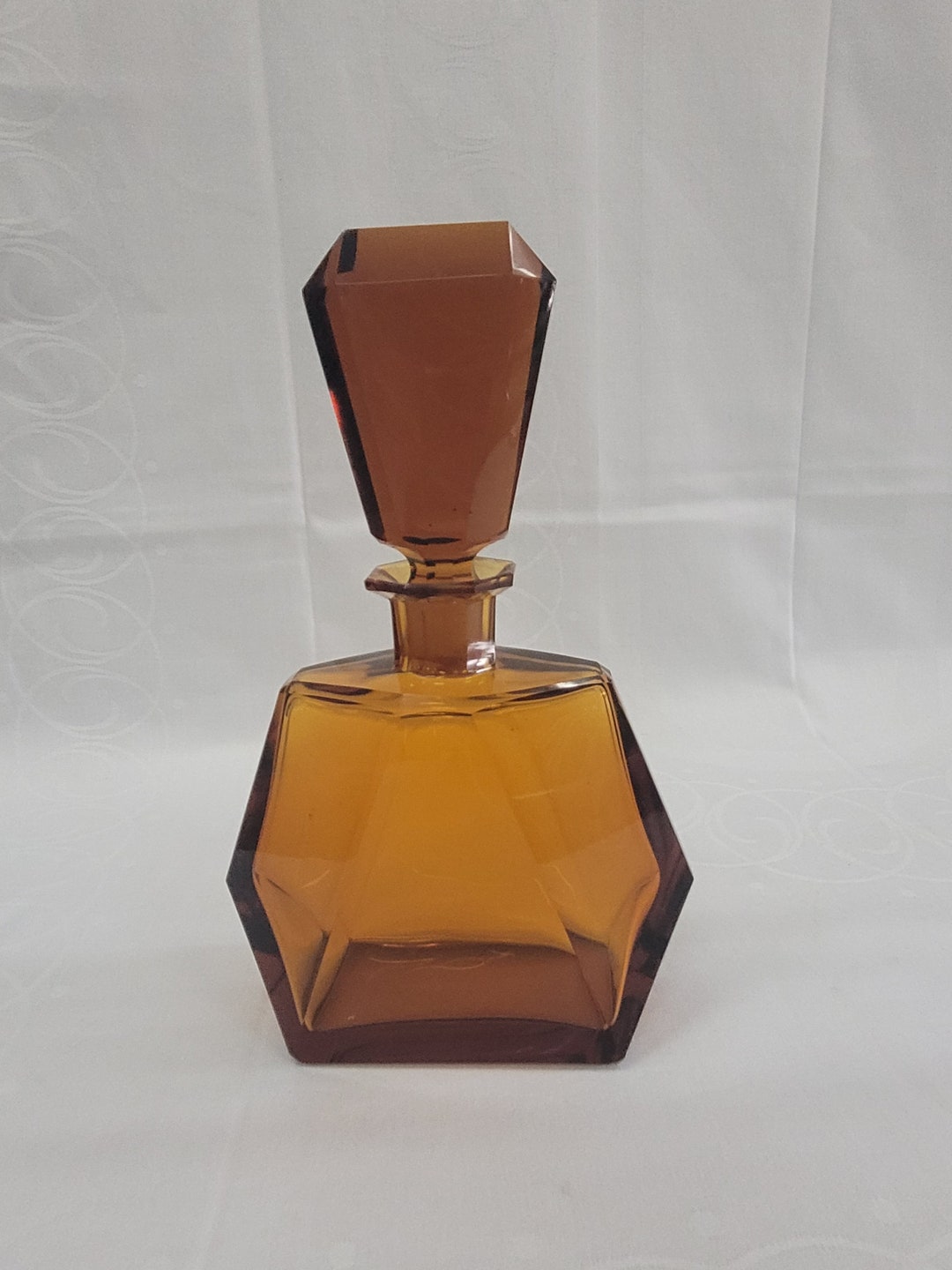 1920s Perfume Bottle Art Deco Very Heavy - Etsy