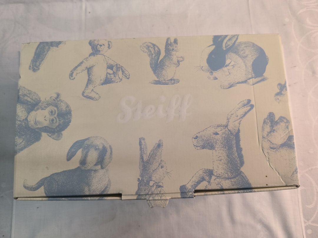 Steiff Cardboard Box With Lid Large and High Quality Cardboard Yellow ...