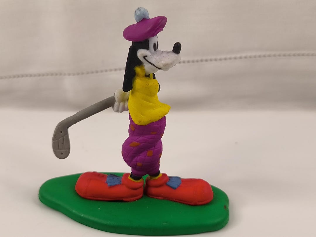 Original Disney LARBO Goofy "golfer" 1980 Vintage Figure Matt POP ART ...
