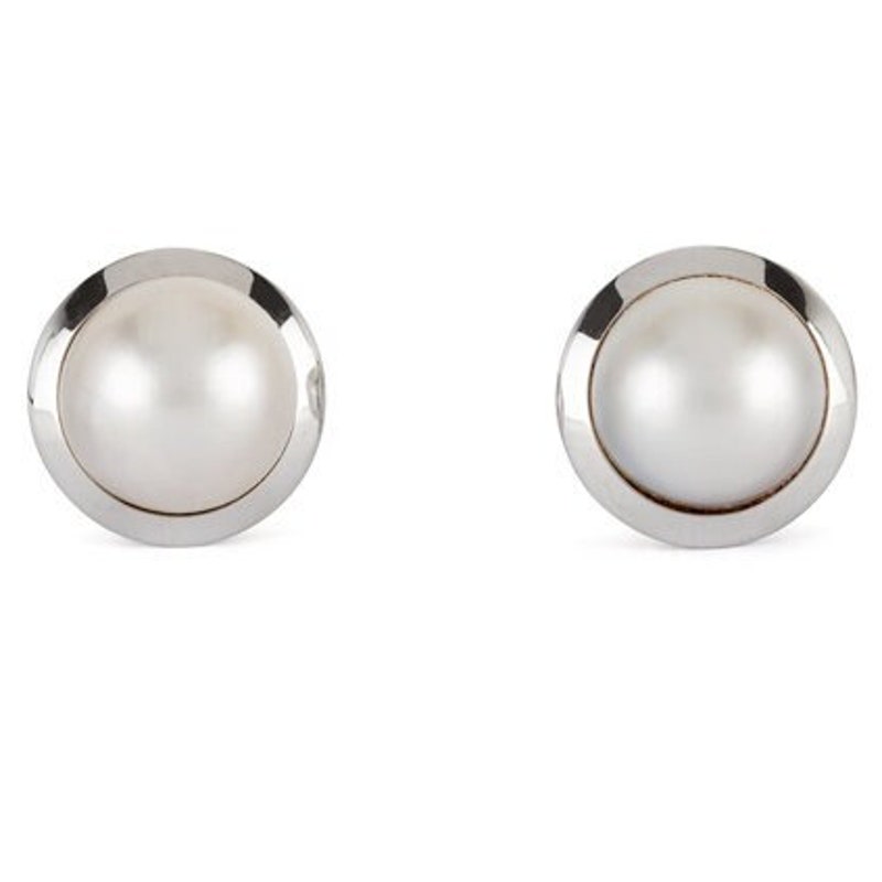 Omega Back Earrings - Etsy