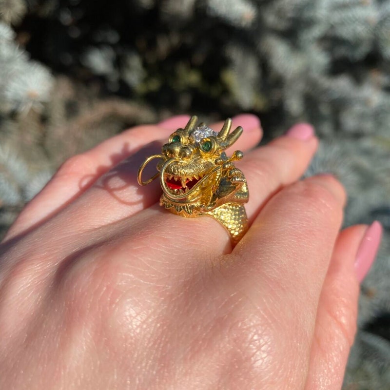 Dragon Ring - Etsy