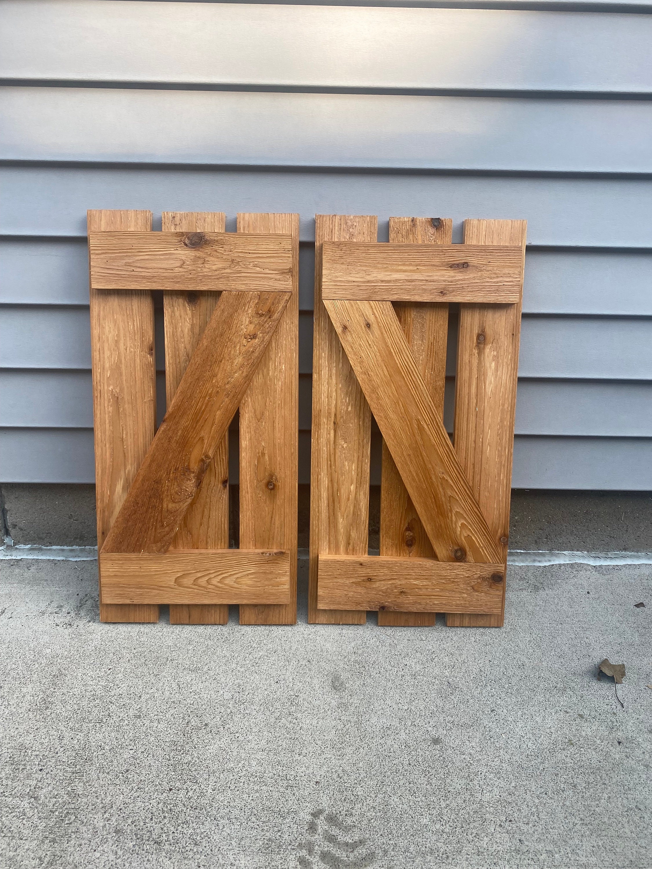 Cedar Wood Shutters - Etsy