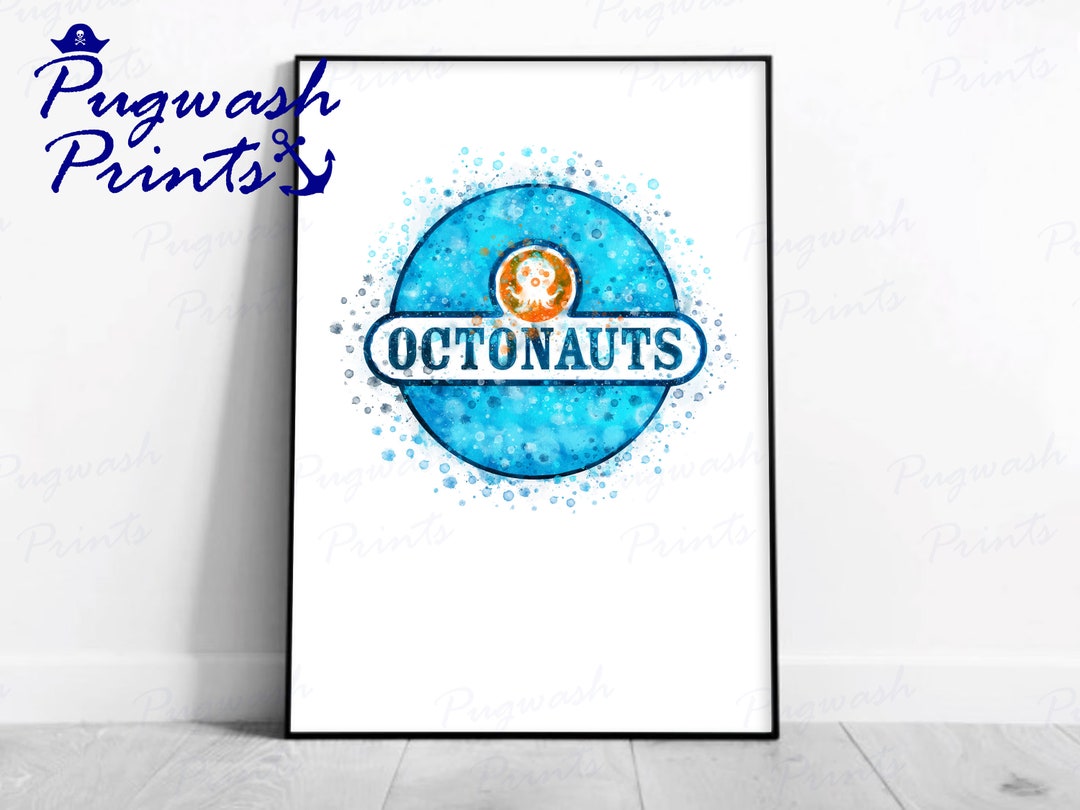 Octonauts Print Octonauts Logo Watercolour Splash Art Character