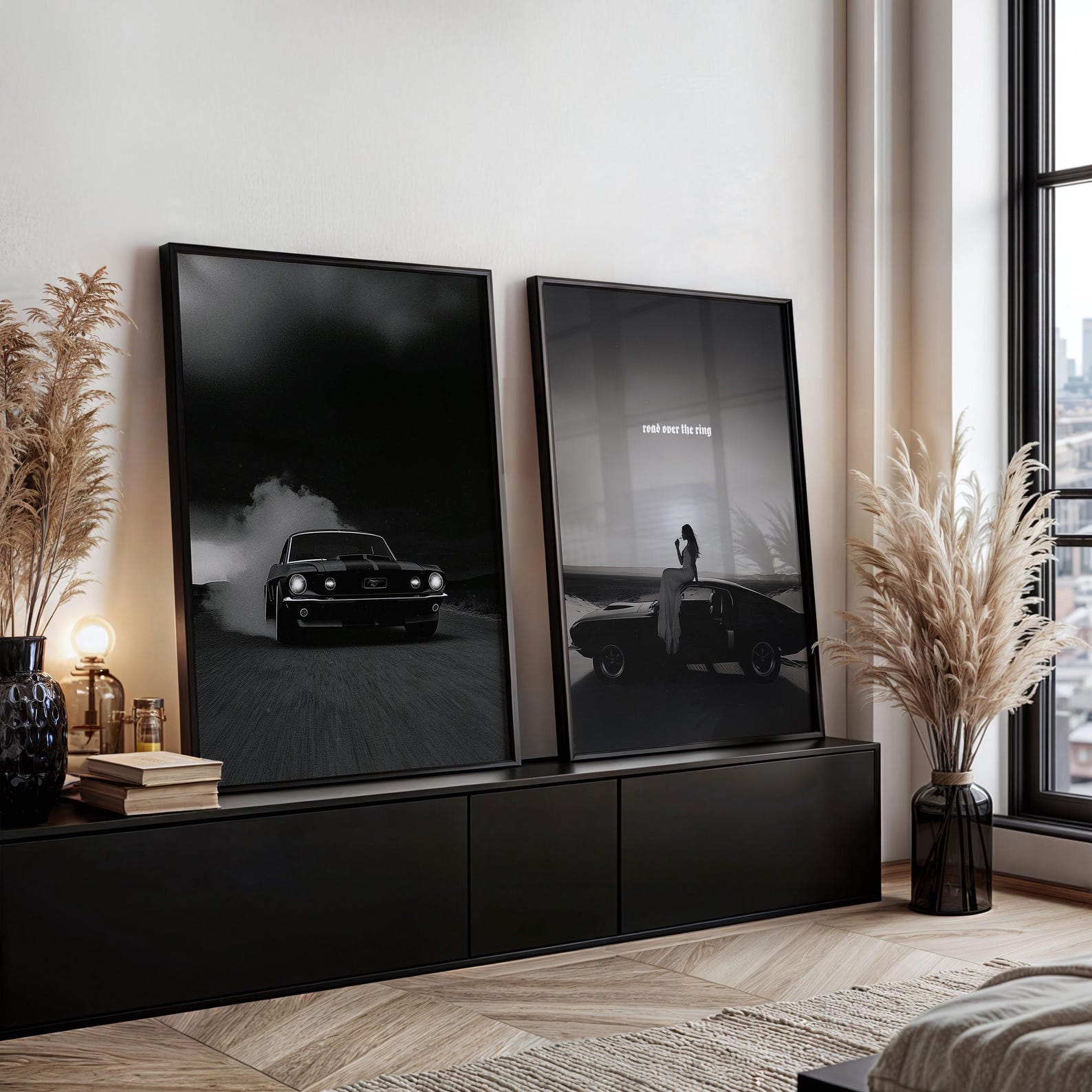 Ford Mustang Art Print Vintage Mustang 60s Wall Art Old Timer Poster ...