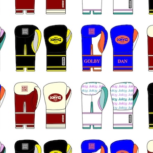 Custom Boxing Glove Design Pack - PSD Templates for Velcro & Lace Up - Etsy