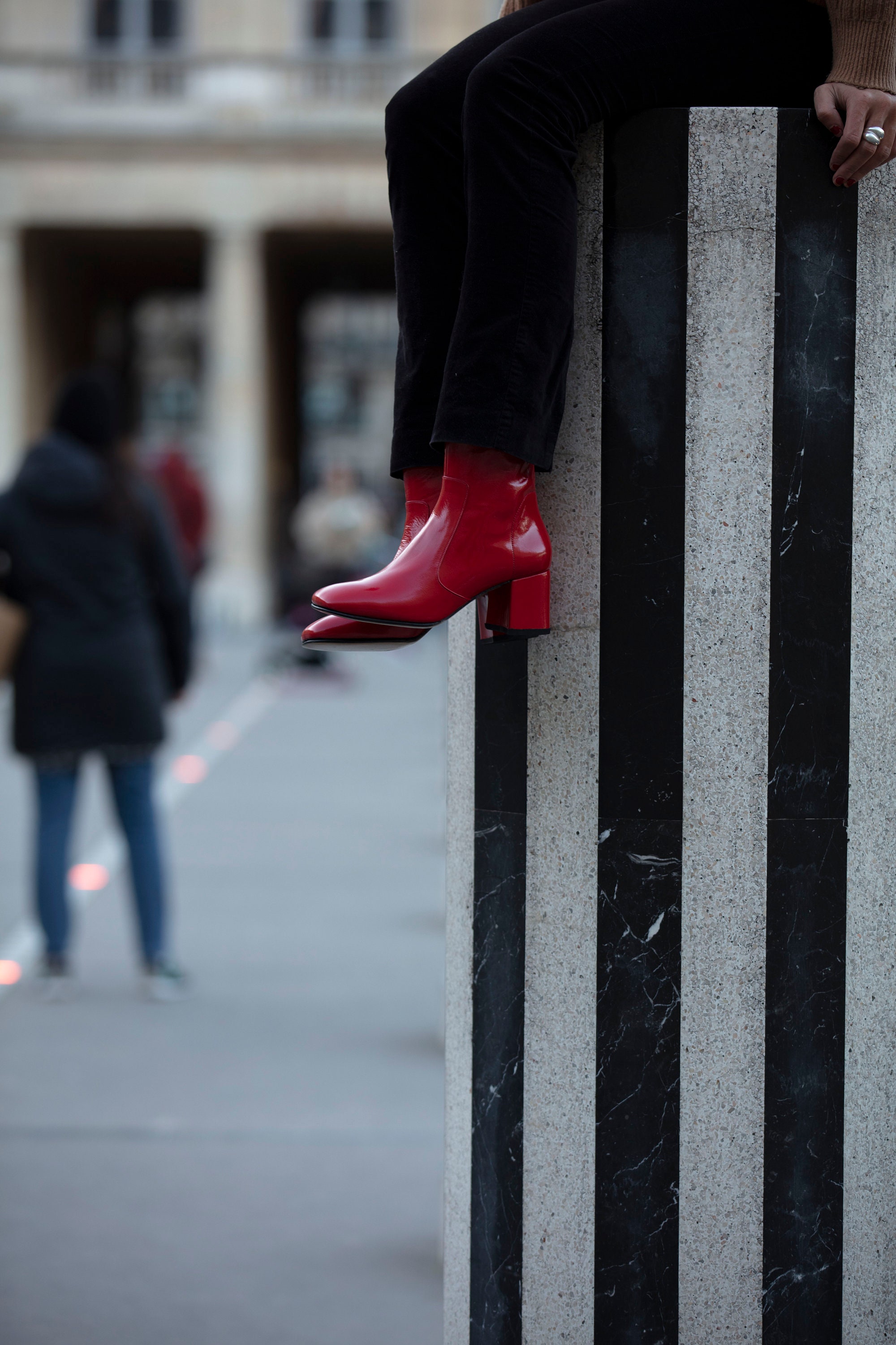 Red Patent Leather Handmade Boot - Etsy