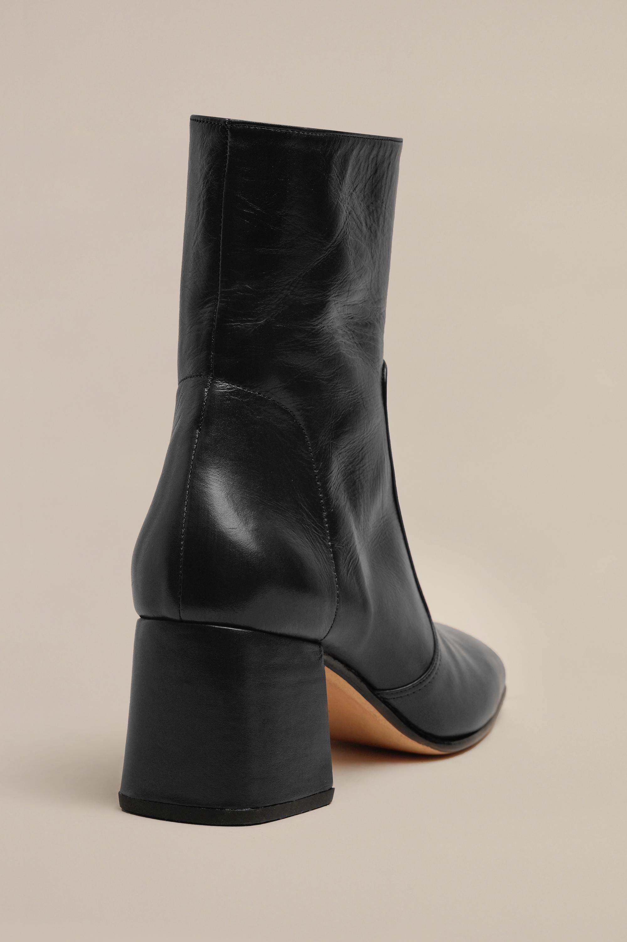 Handmade Black Leather Boots for Women | Stylish Women’s Black Boots ...