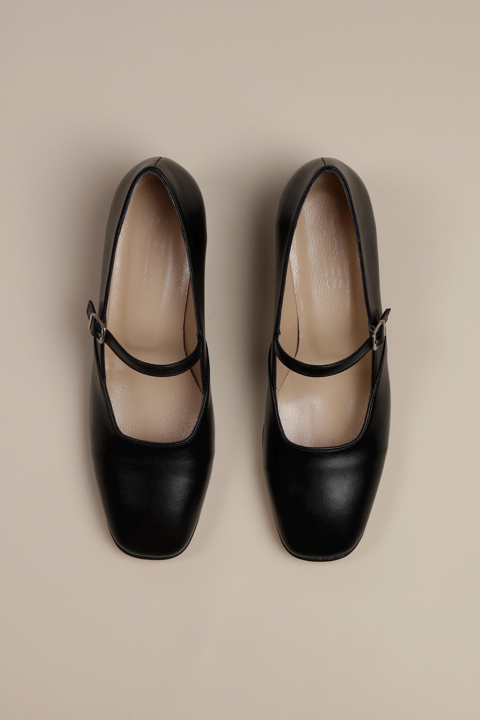 Chic Black Handmade Mary Jane Shoes for Women | Elegant and Comfortable ...