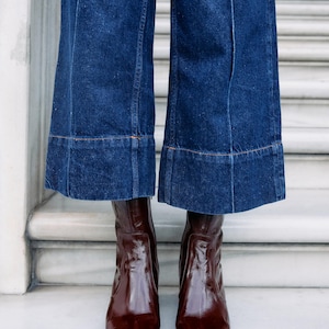 Handmade Burgundy Patent Leather Boots for Women |stylish Women’s ...