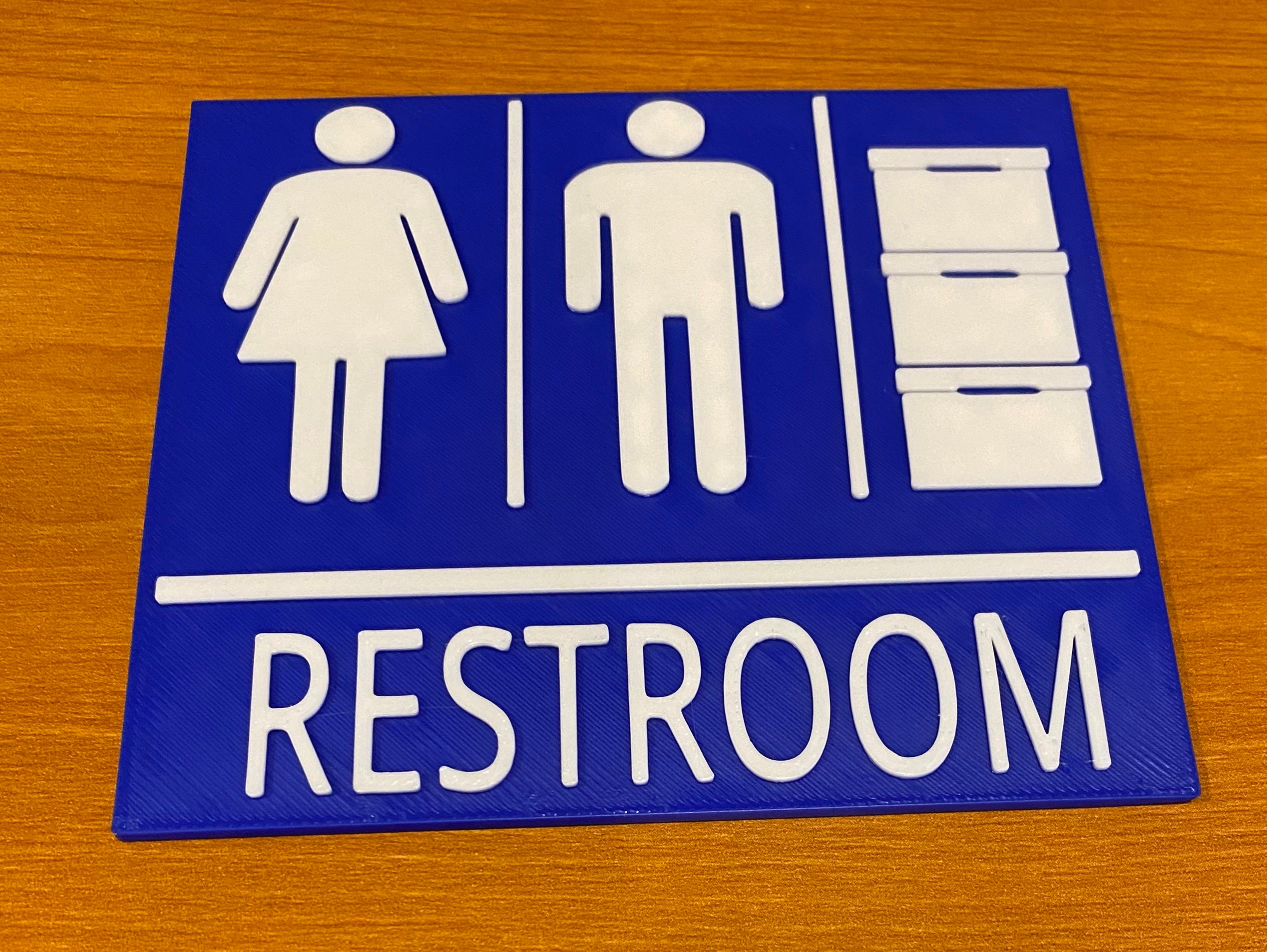 Trump Bathroom restroom Storage Boxes Sign / Placard - Etsy