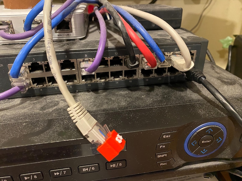 3D Printed Numbered Ethernet Port Tags: Network Switch Labels (for ...