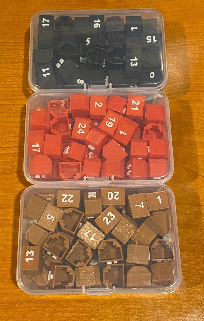 3D Printed Numbered Ethernet Port Tags: Network Switch Labels (for ...