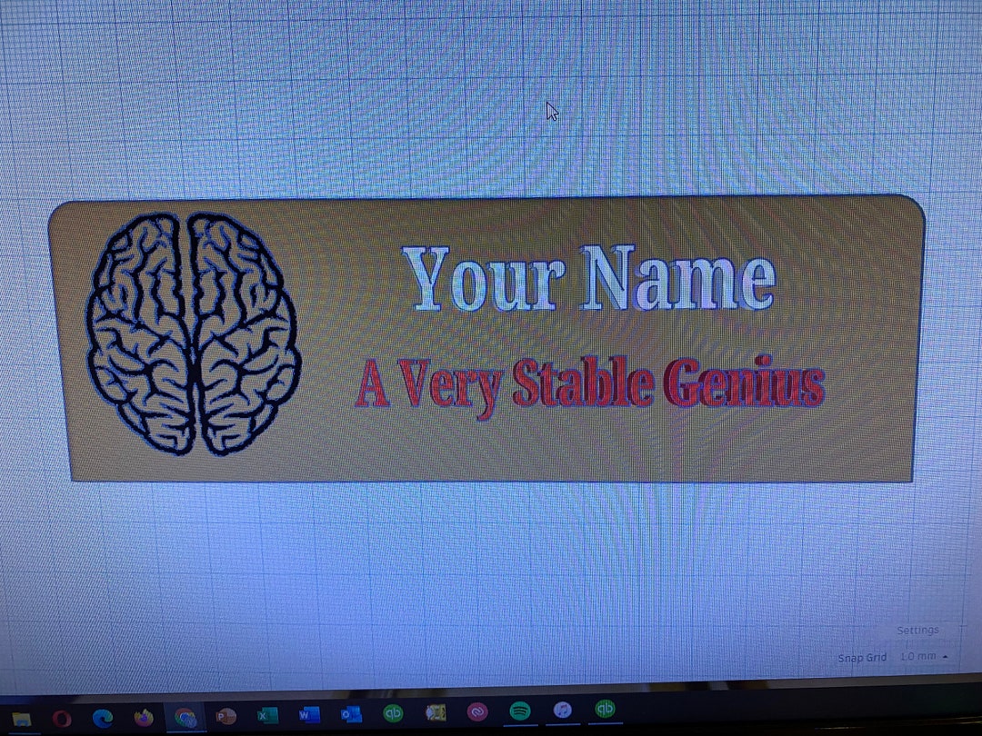 Funny Desk Plaques/placards custom Quote, Colors, Name, Graphics, Etc ...
