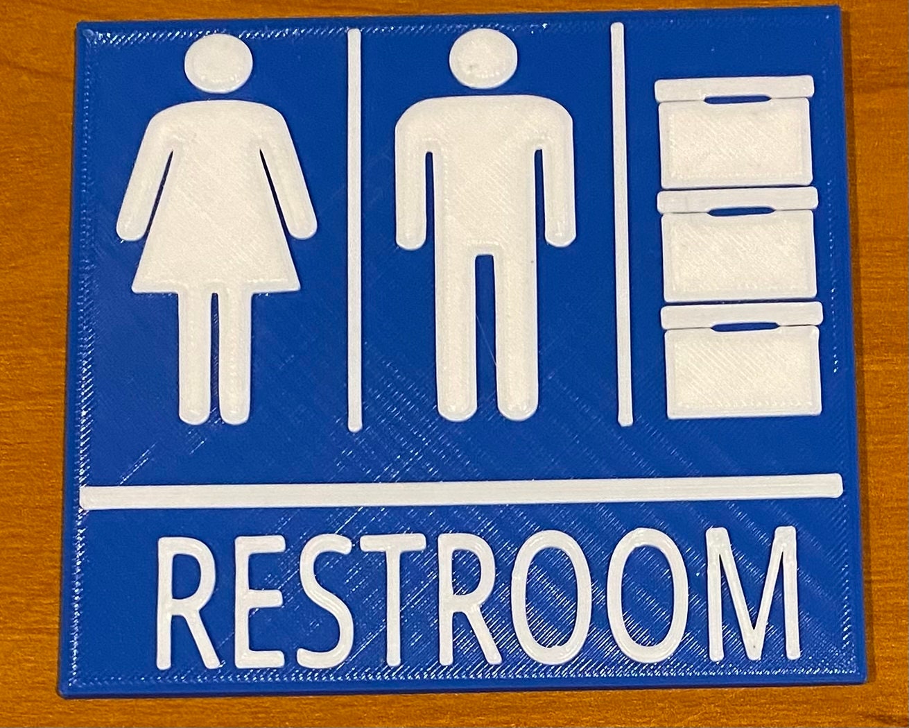 Trump Bathroom (restroom) Storage Boxes Sign / Placard - Etsy