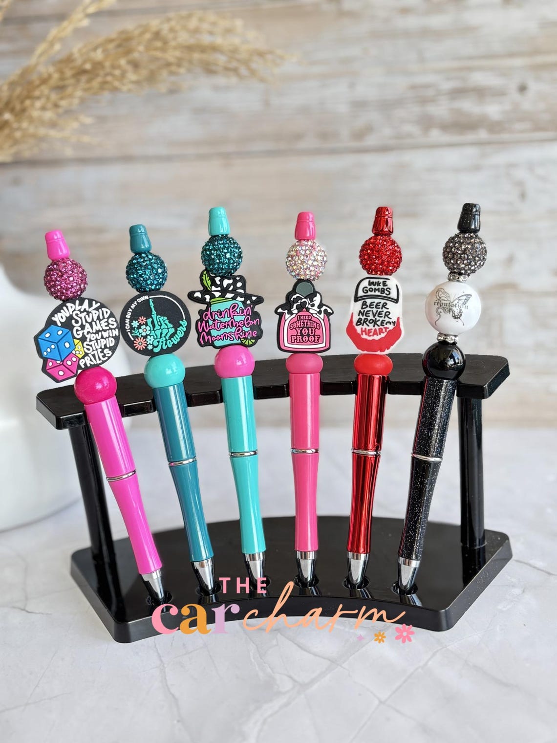Music-inspired Beaded Pens | Country & Pop Vibes | Singer Style Pen ...