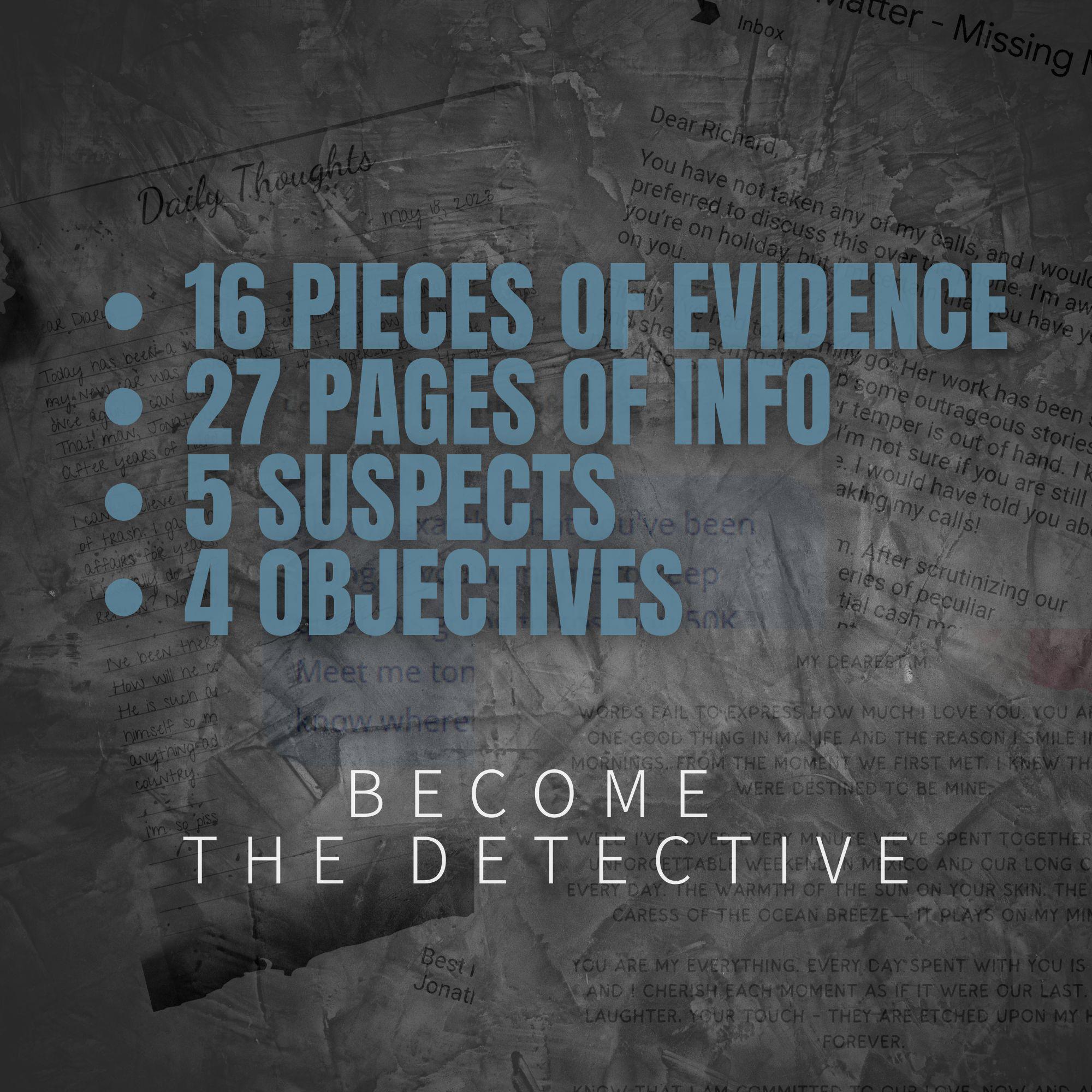 Printable Murder Mystery Case File - Digital Download, Detective True ...