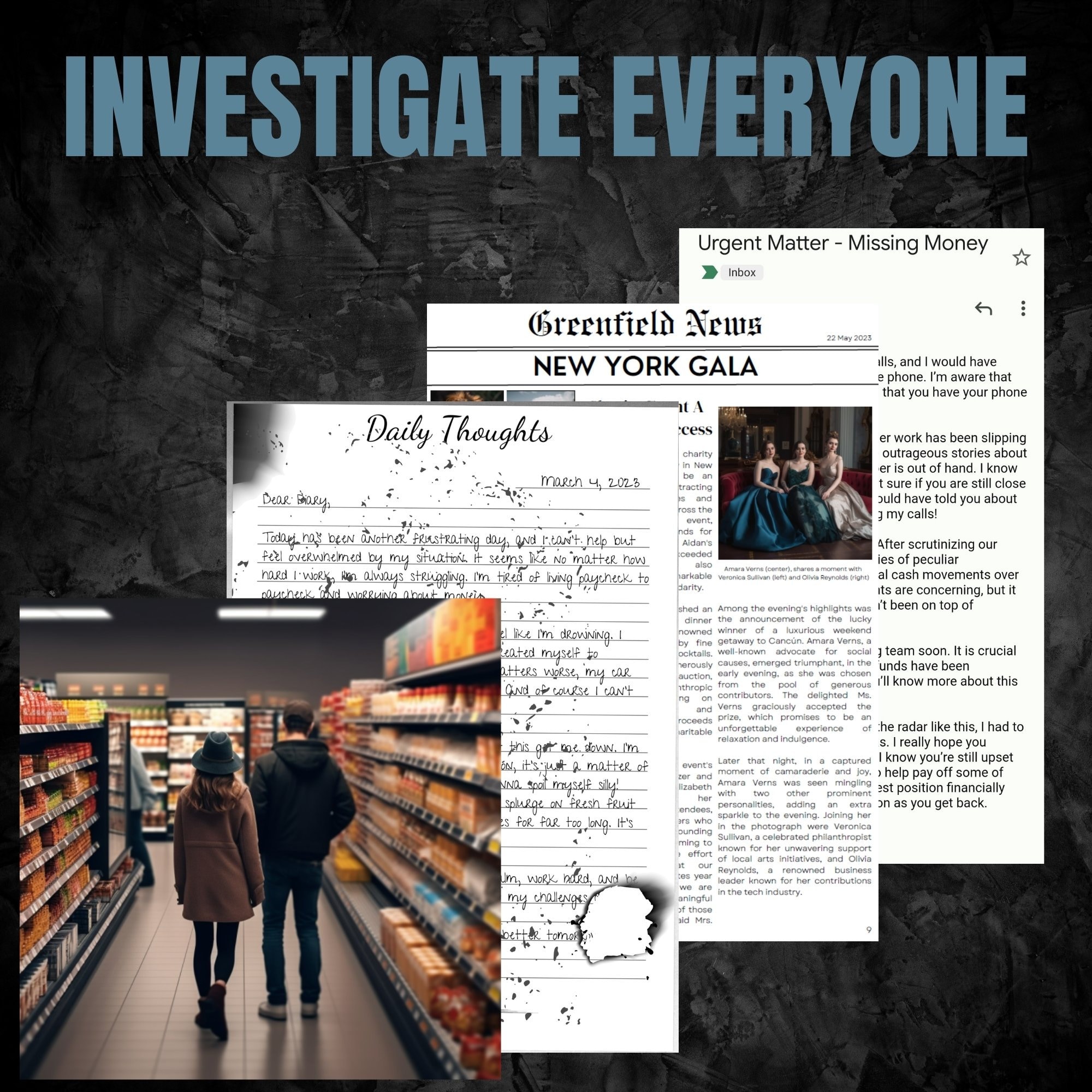 Printable Murder Mystery Case File - Digital Download, Detective True ...