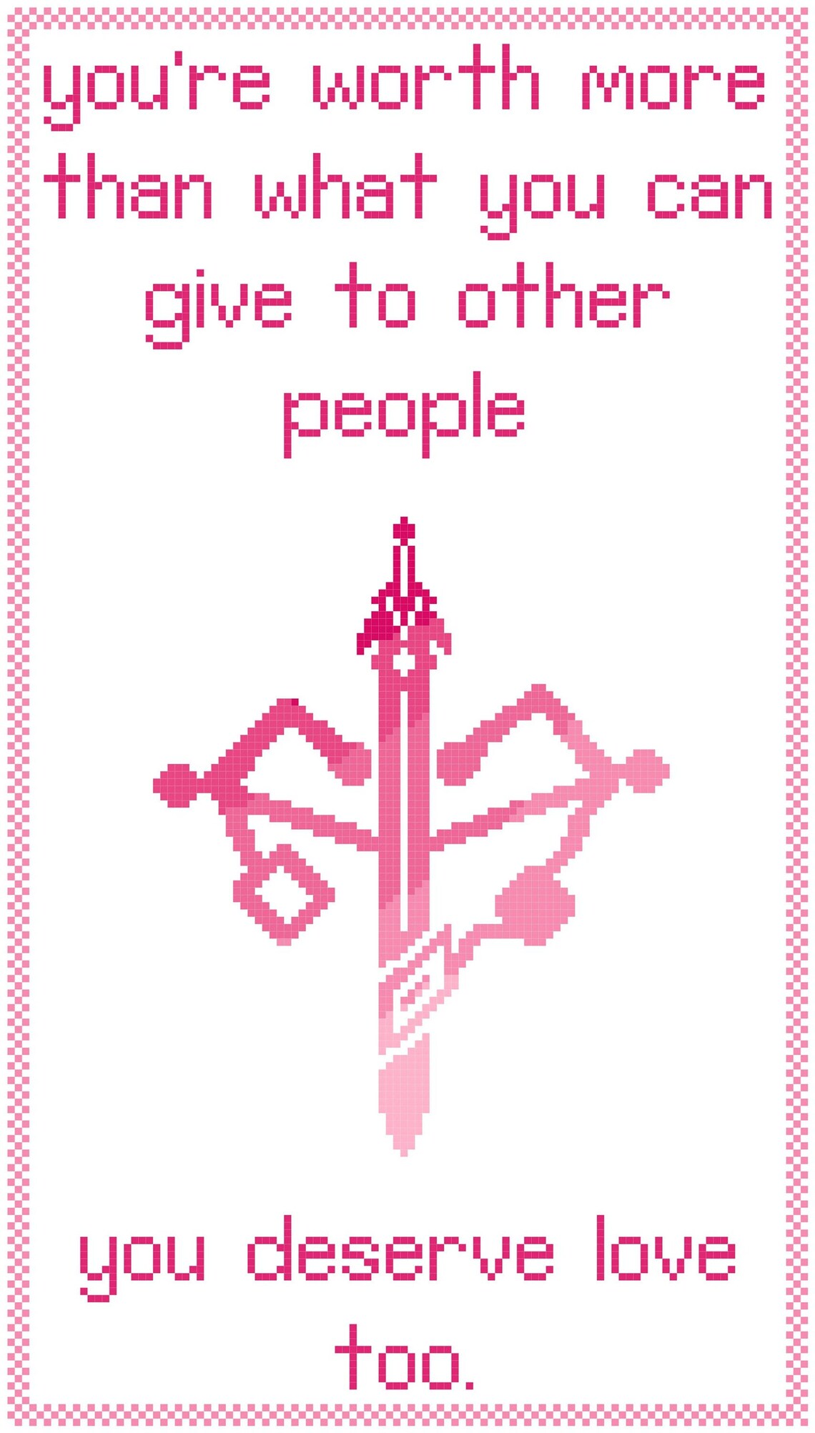 She-ra Heart and Sword Cross Stitch Pattern Pdf - Etsy