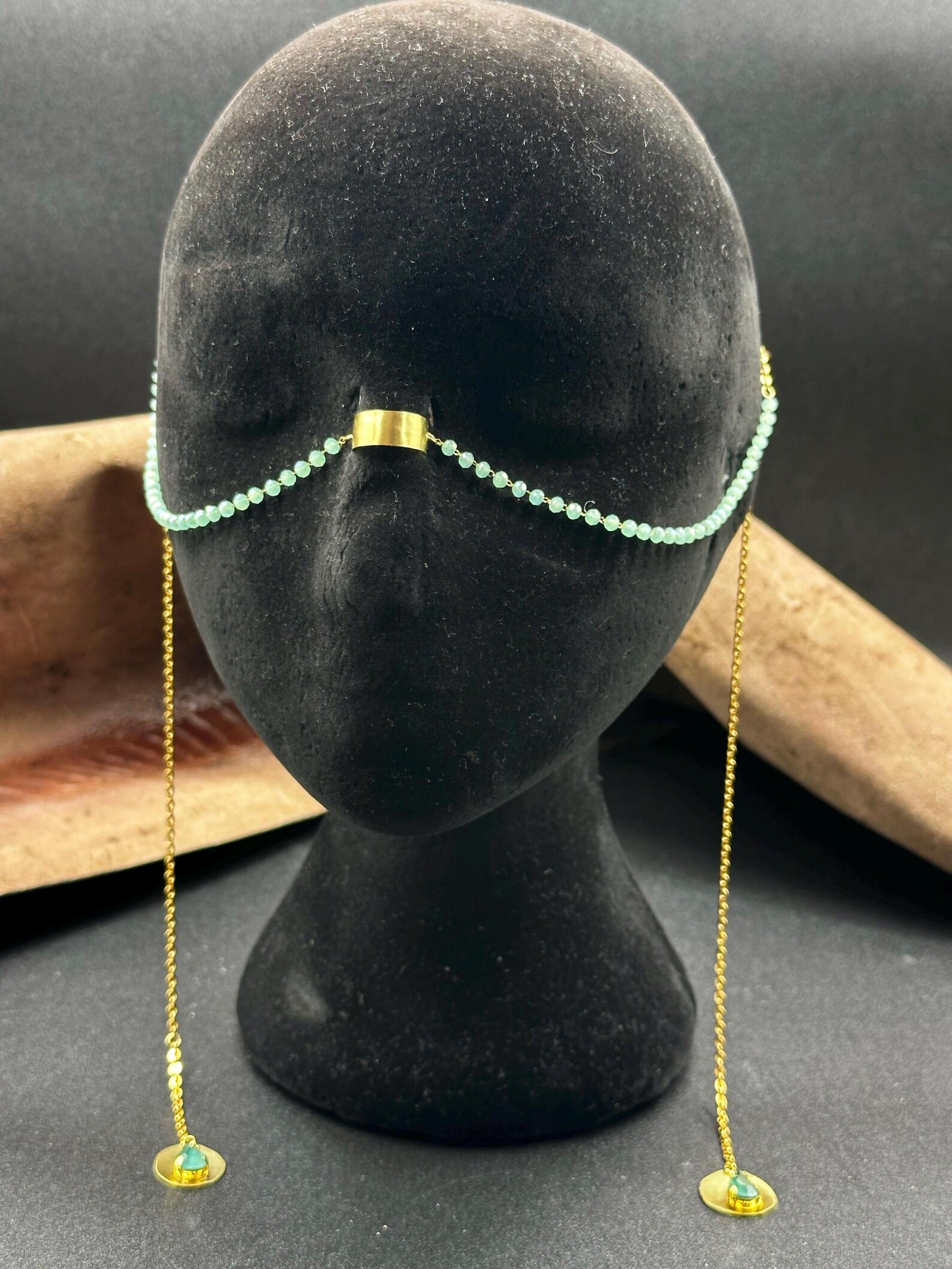 Face Jewelry Gold Drops Face Chain Unique Accessory for an Unmistakable ...