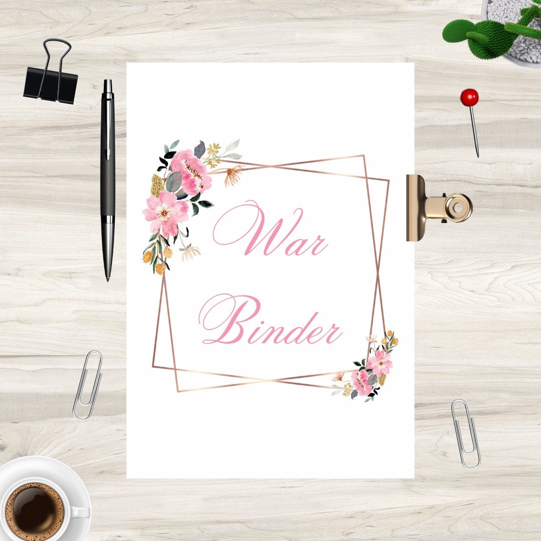 DIY War Binder | Bible Planner | Bible Study | Printable War Binder ...