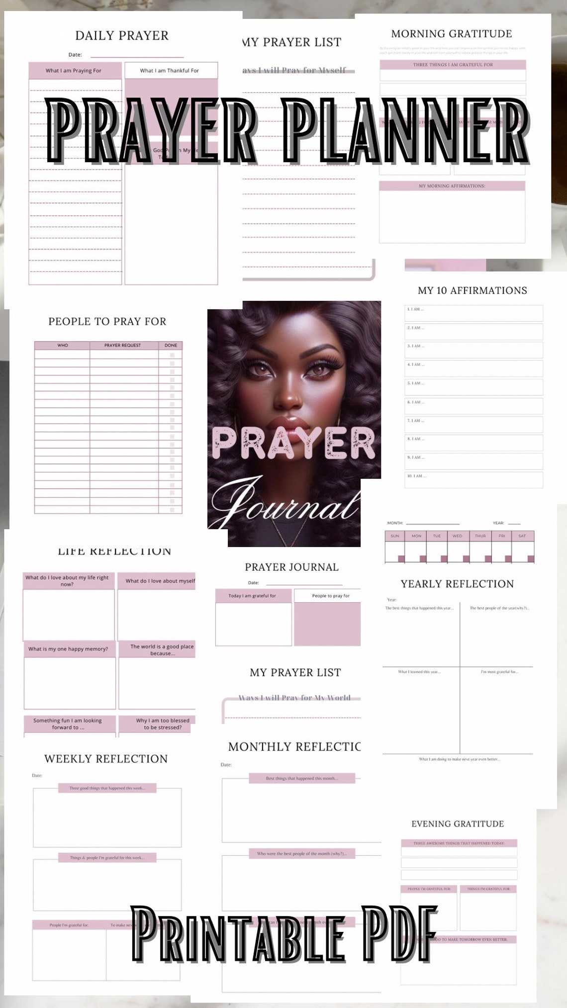 Prayer Journal DIY | Bible Study PDF | Printable Journal | Digital ...