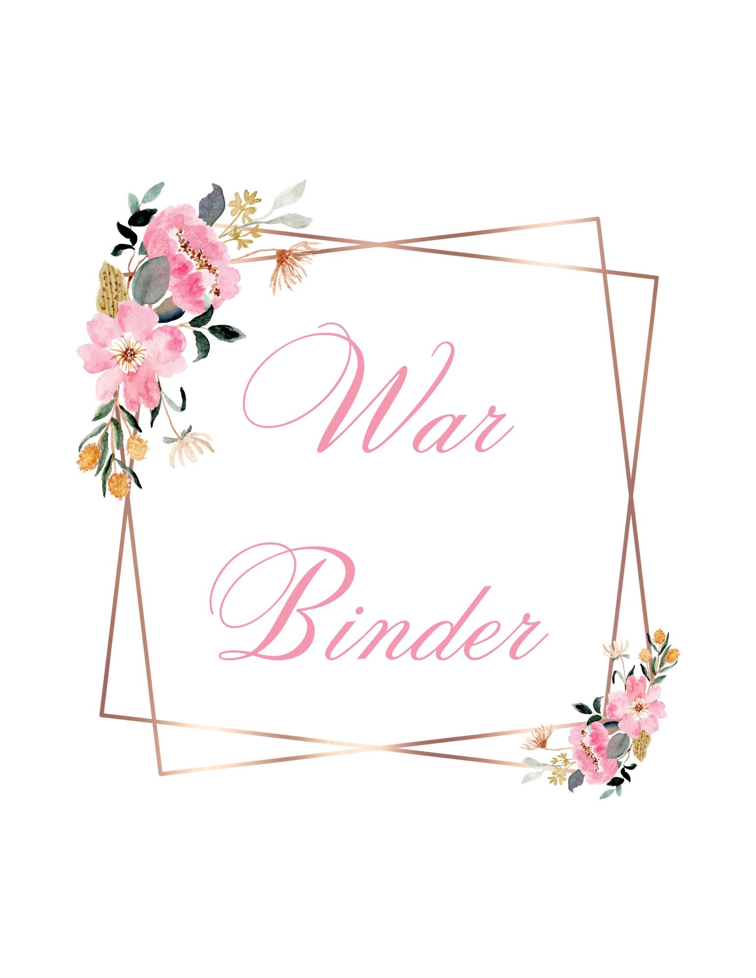DIY War Binder | Bible Planner | Bible Study | Printable War Binder ...