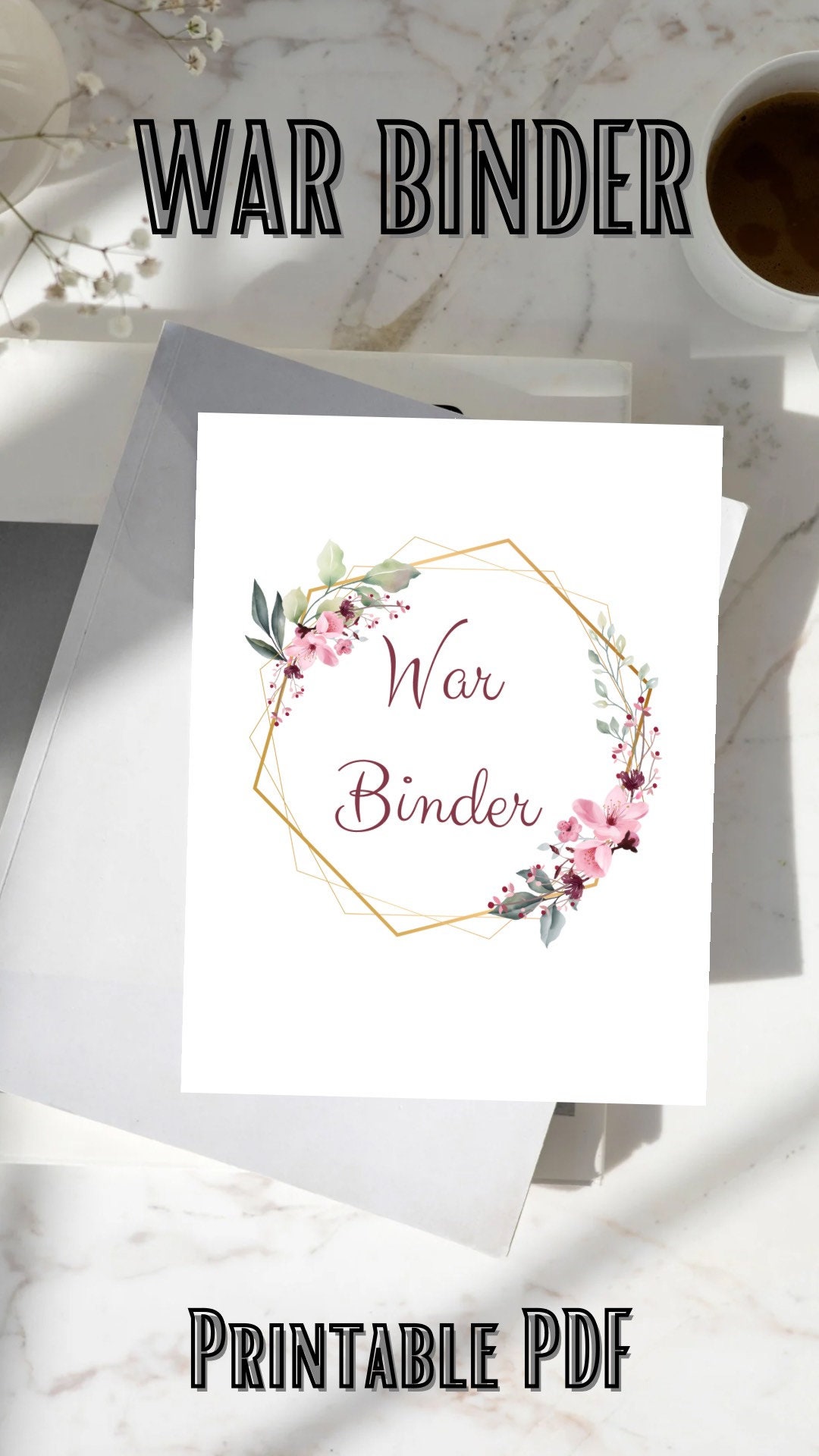 War Binder | Bible Planner | Psalms Bible Study | Printable War Binder ...