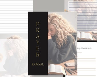 Prayer Journal DIY | Bible Study PDF | Printable Journal | Digital ...