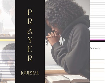 Prayer Journal DIY Bible Study PDF Printable Journal Digital Bible ...