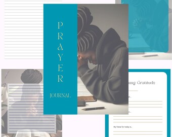 Prayer Journal DIY Bible Study PDF Printable Journal Digital Bible ...
