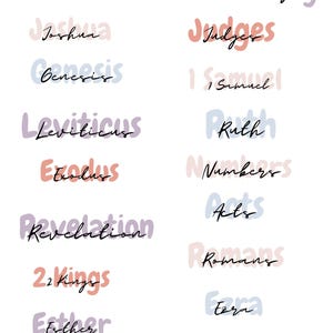 Bible Header Stickers | PDF Print | Prayerful Woman | Printable Bible ...