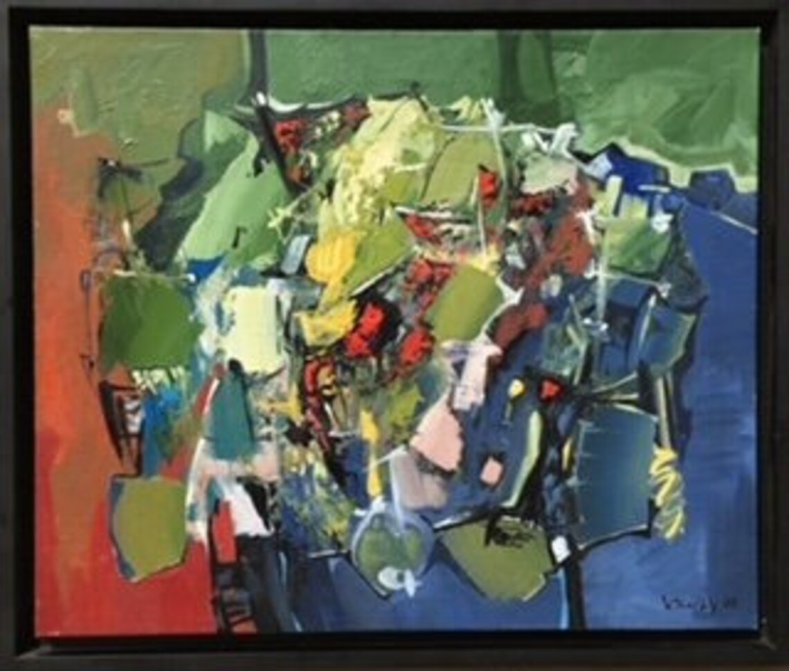 Rescued and Restored Art With Custom Frame - Etsy