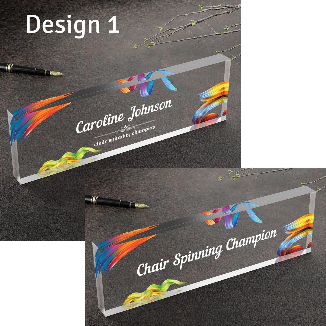 Funny Coworker Gift Joke Desk Name Plate Unique Secret Santa - Etsy