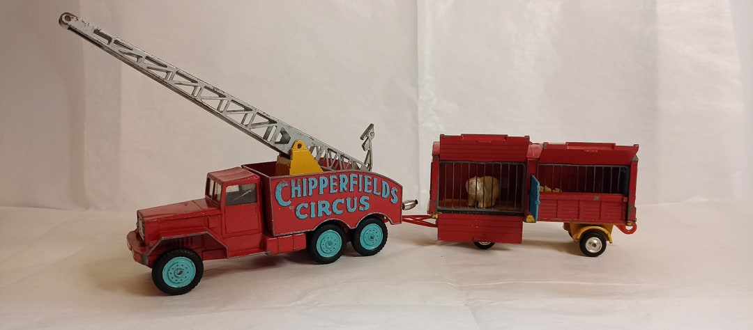 Vintage Corgi Chipperfields Circus Polar Bear Cage and Crane - Etsy